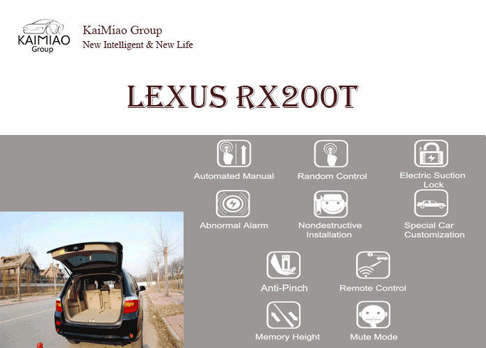 Lexus RX200T All Series Aftermarket Power Liftgate With Electric ...