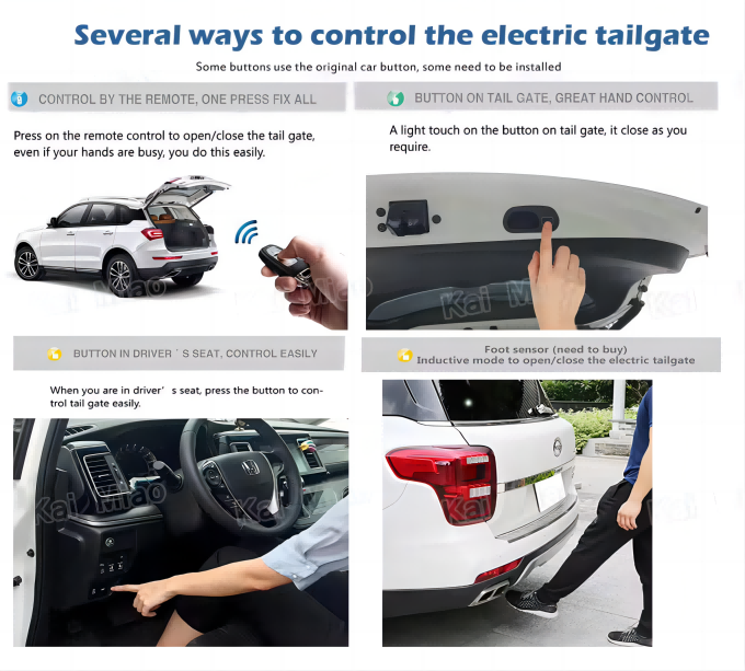 Toyota Innova Zenix Power Electric Tailgate Liftgate with Foot Kick ...