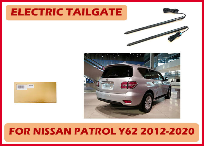 Nissan Patrol Y62 Double pole Black Power Boot Auto Lifgate with Smart ...